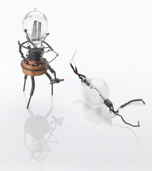 One of Fleming's first thermionic diode valves, 1889 | Science Museum ...