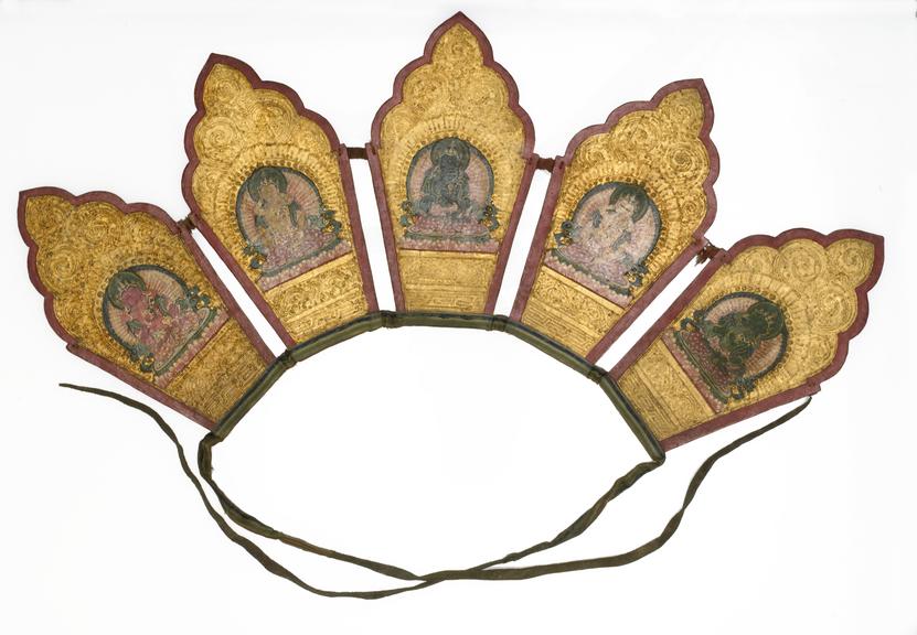 Buddhist priest's crown | Science Museum Group Collection