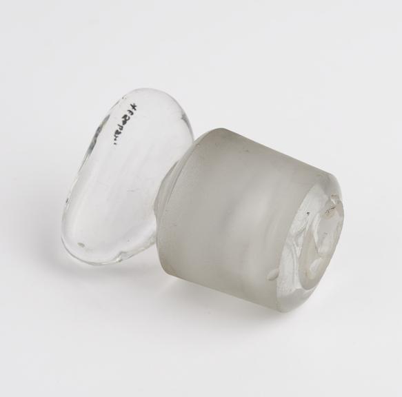 Ground glass stopper with triangular thumbpiece | Science Museum Group ...