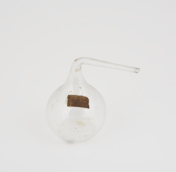 Round flask with indented base and inclined tube at top | Science ...