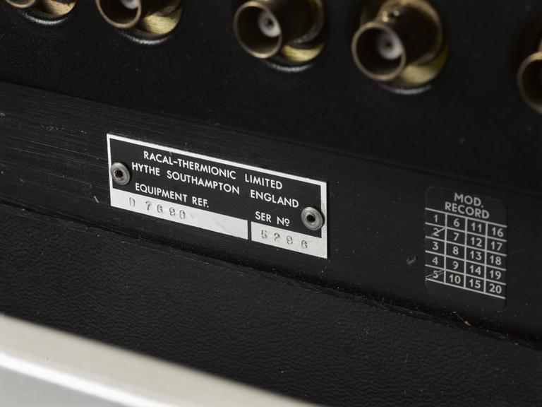 Racal Store 7D Reel-to-Reel Recorder | Science Museum Group Collection