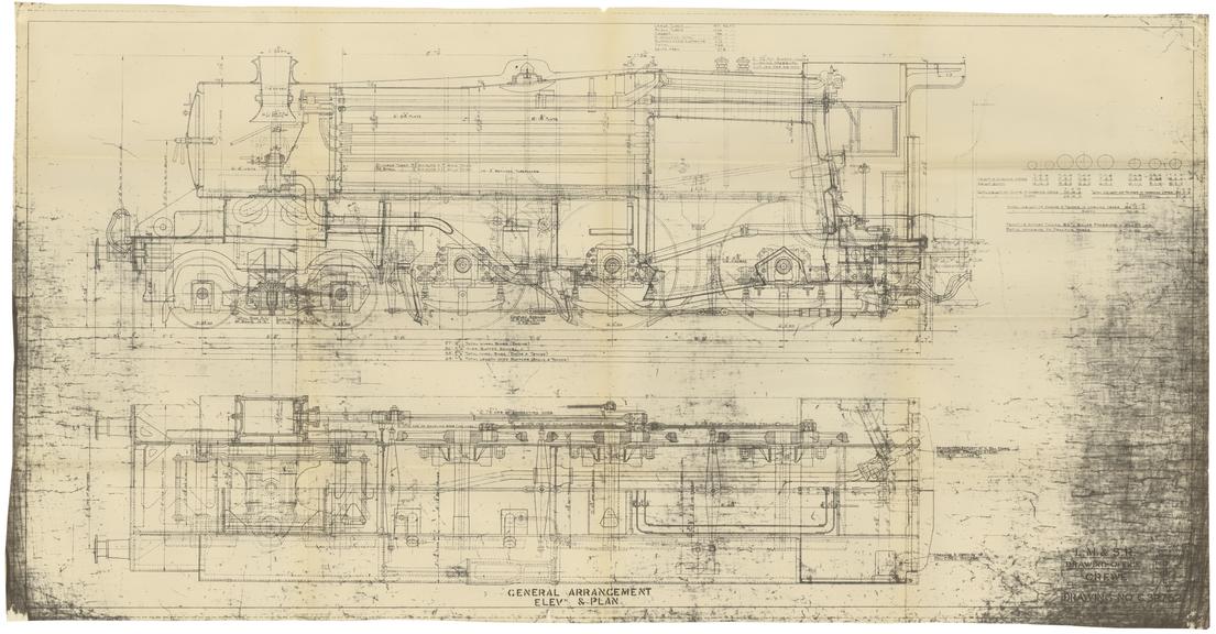 Crewe Locomotive Works Drawings | Science Museum Group Collection