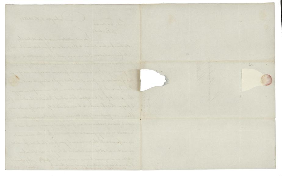 Letter from Edward Pease, Darlington to Leonard Raisbeck, Stockton-upon ...