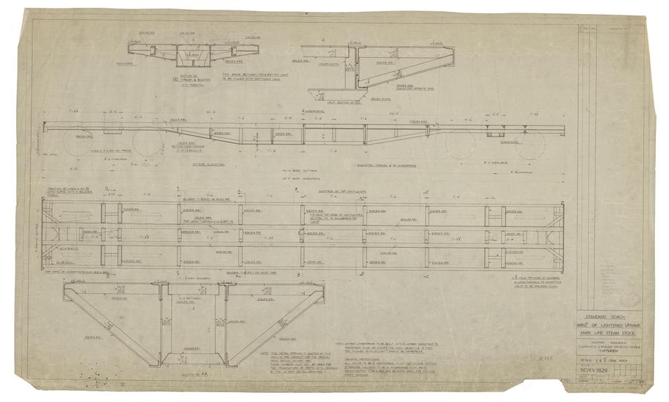 Charles Roberts & Co. wagon drawings | Science Museum Group Collection