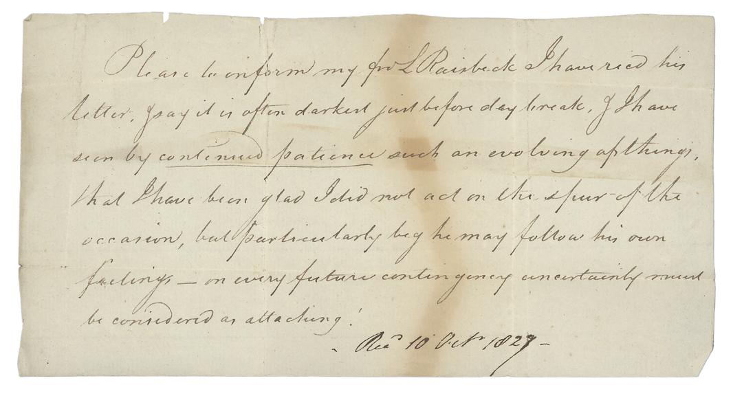 Note from Edward Pease to Leonard Raisbeck | Science Museum Group ...