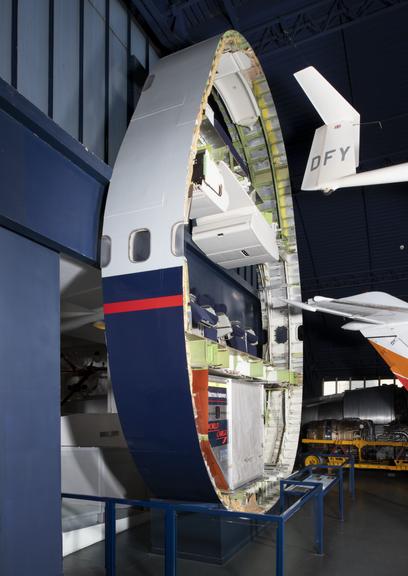 Section of a Boeing 747, 1973. | Science Museum Group Collection
