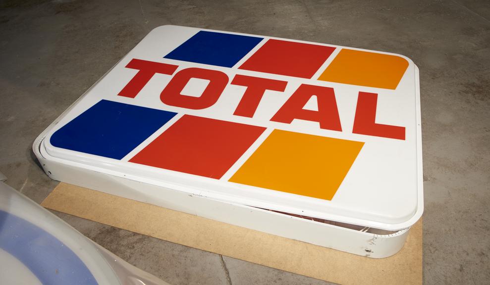 Total Oil Filling Station Forecourt Sign | Science Museum Group Collection