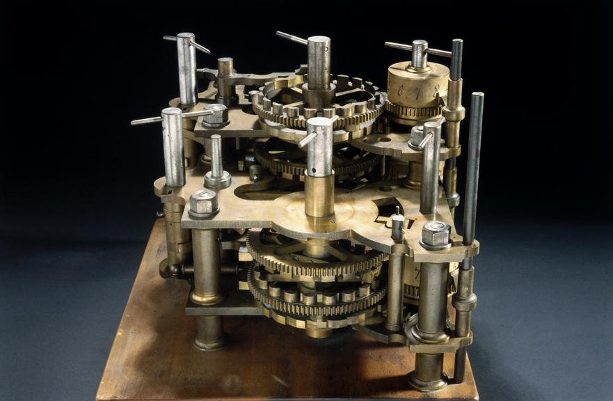 Demonstration model of Babbage's Difference Engine No. 1, 19th century ...