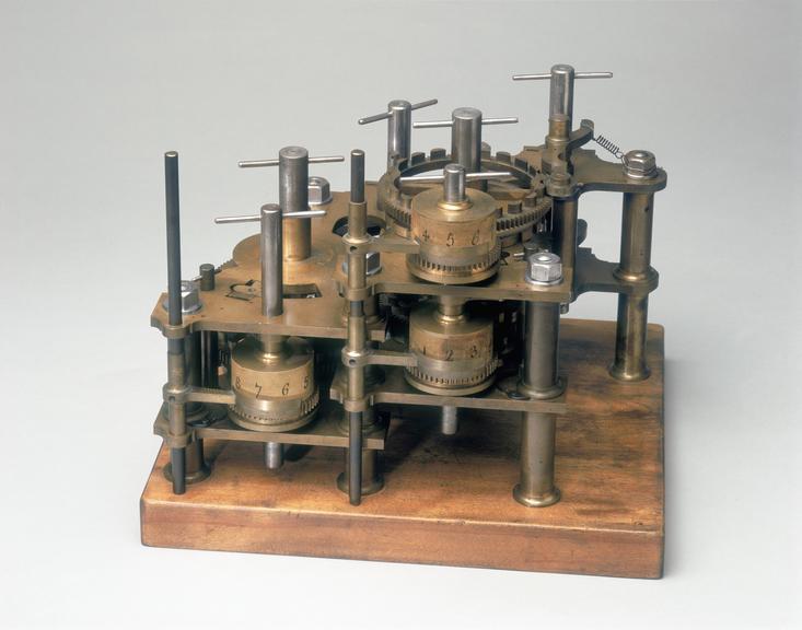 Demonstration model of Babbage's Difference Engine No. 1, 19th century ...