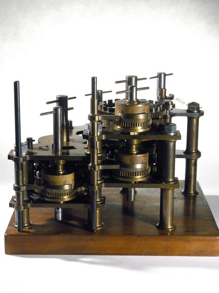 Demonstration model of Babbage's Difference Engine No. 1, 19th century ...