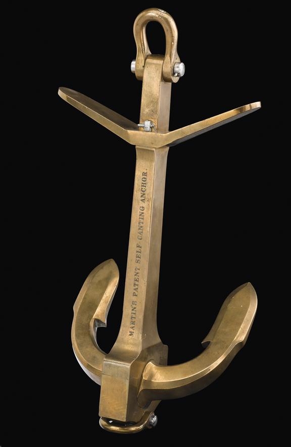 Two models of Martin's self canting anchors (1859) | Science Museum ...