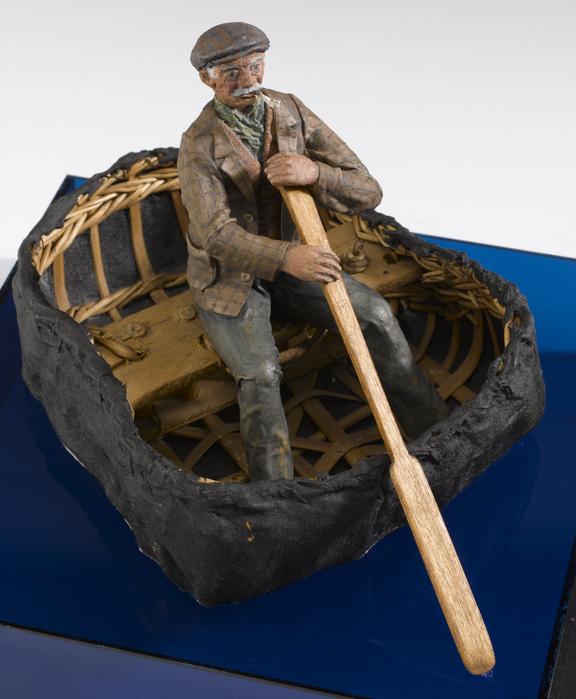 Model of a Welsh Coracle from the River Teifi | Science Museum Group ...