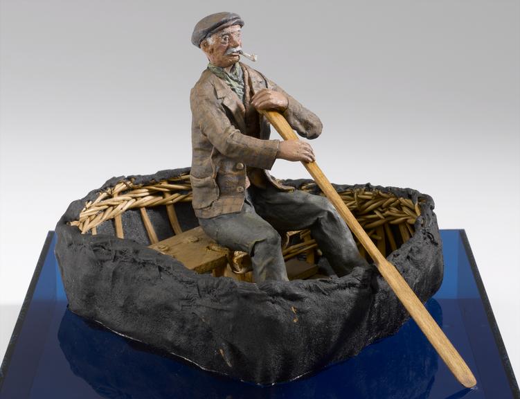 Model of a Welsh Coracle from the River Teifi | Science Museum Group ...