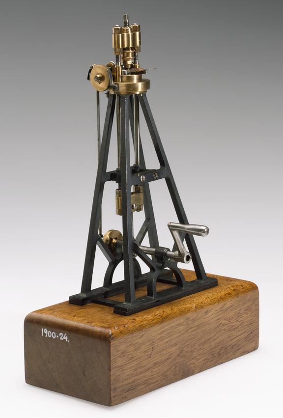 Model, press for cutting out coin blanks | Science Museum Group Collection