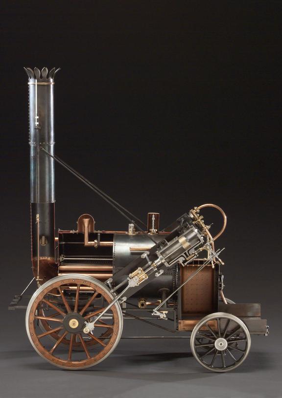Sectioned conjectural model of 'Rocket' steam locomotive | Science ...