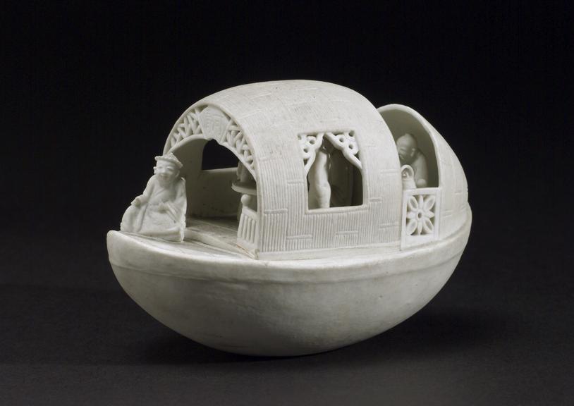 Model of boat with copulating man and woman | Science Museum Group ...