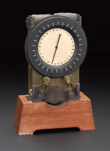 Cooke and Wheatstone's A.B.C. telegraph receiver, 1839-1840 | Science ...