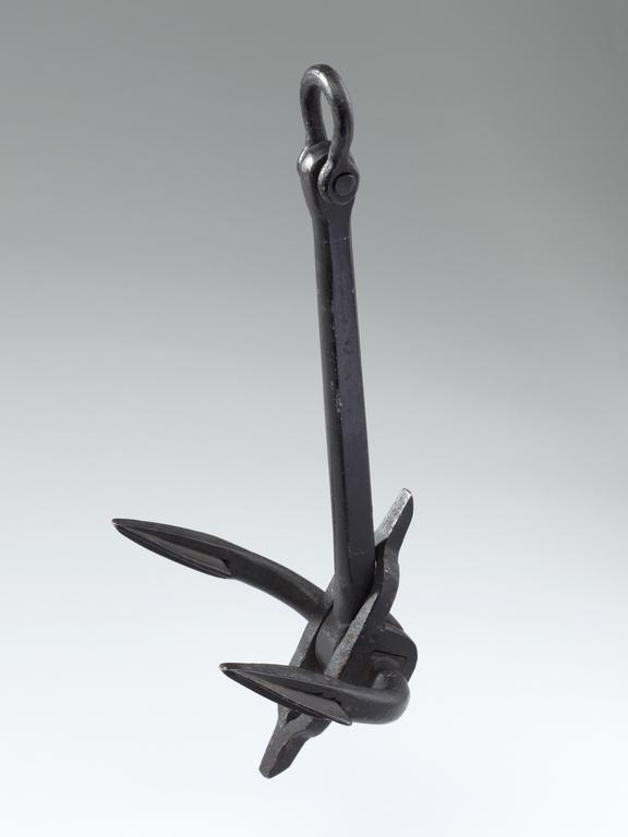 Model in iron of Hawkins' anchor | Science Museum Group Collection
