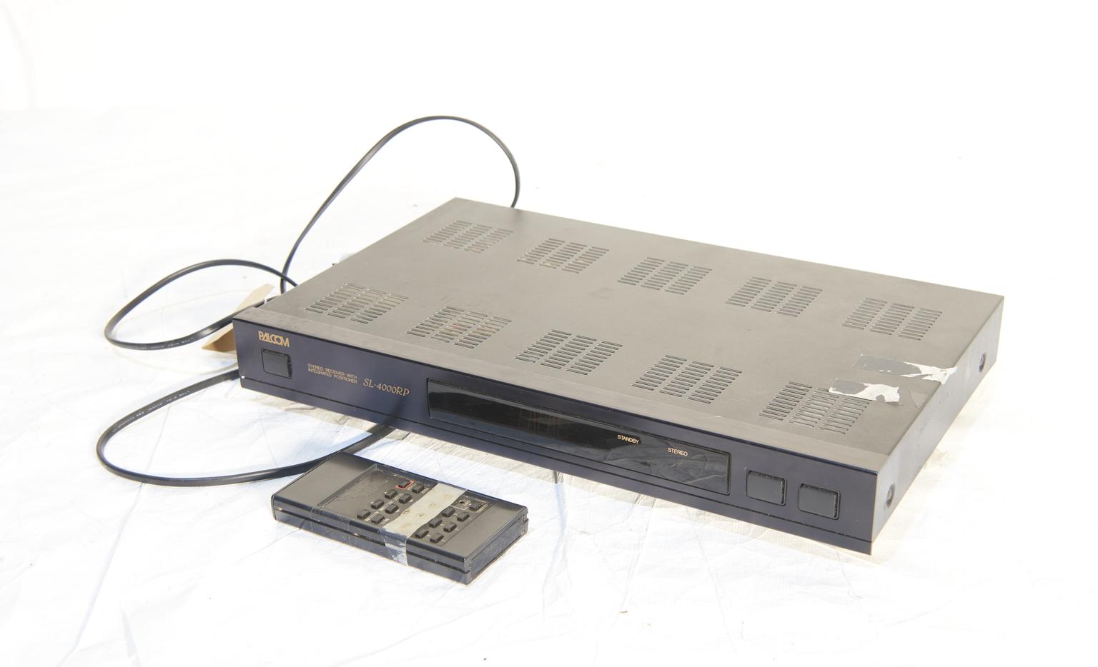 Palcom 4000 RP stereo RX satellite receiver with positioner, c 1990 ...