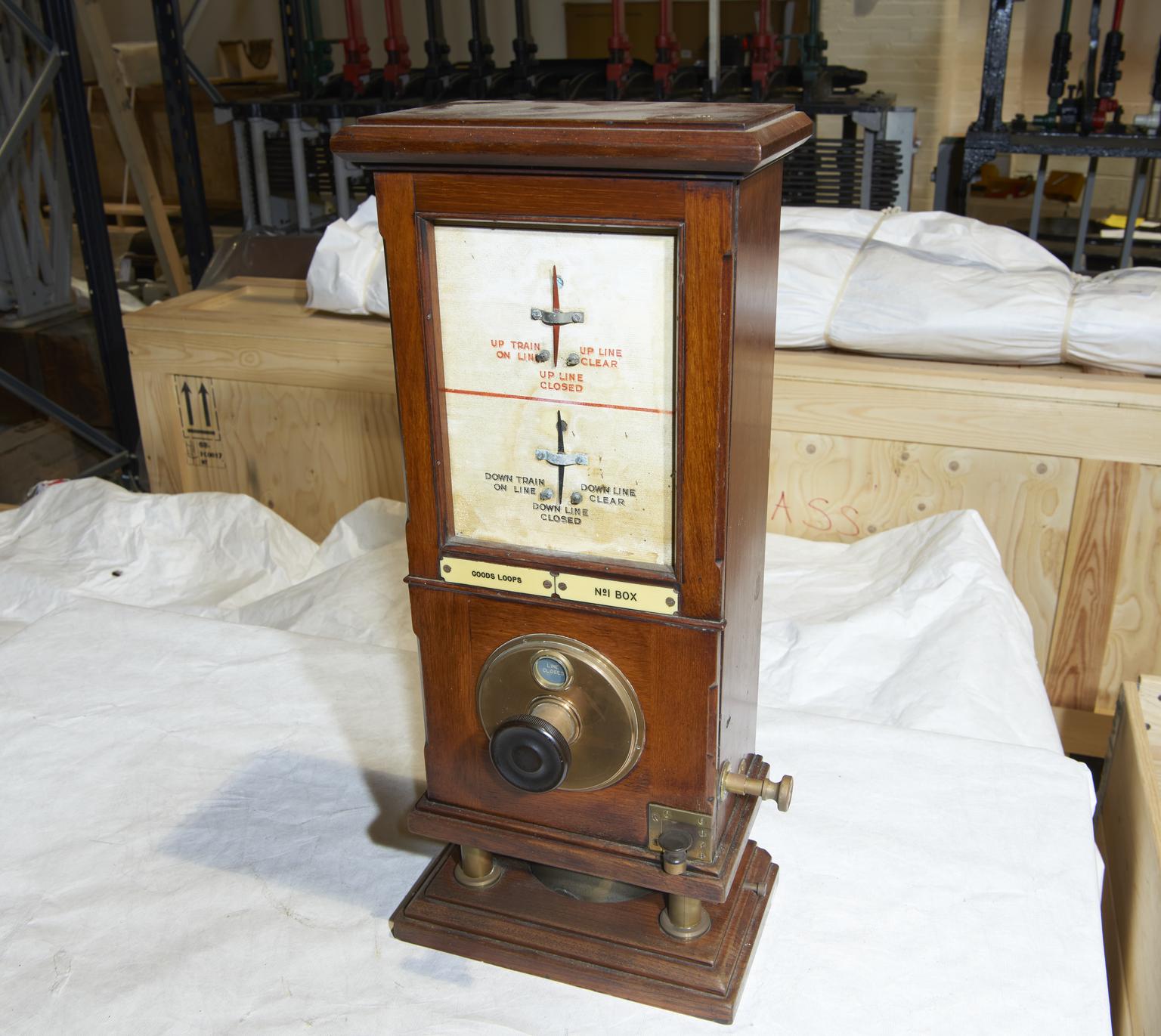 Fletcher's double-line block instrument, London & North Western Railway ...