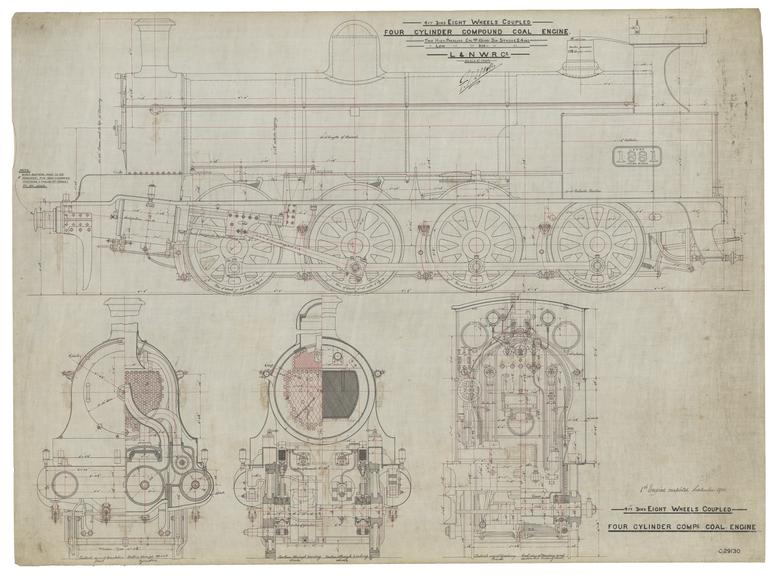 Crewe Locomotive Works Drawings | Science Museum Group Collection