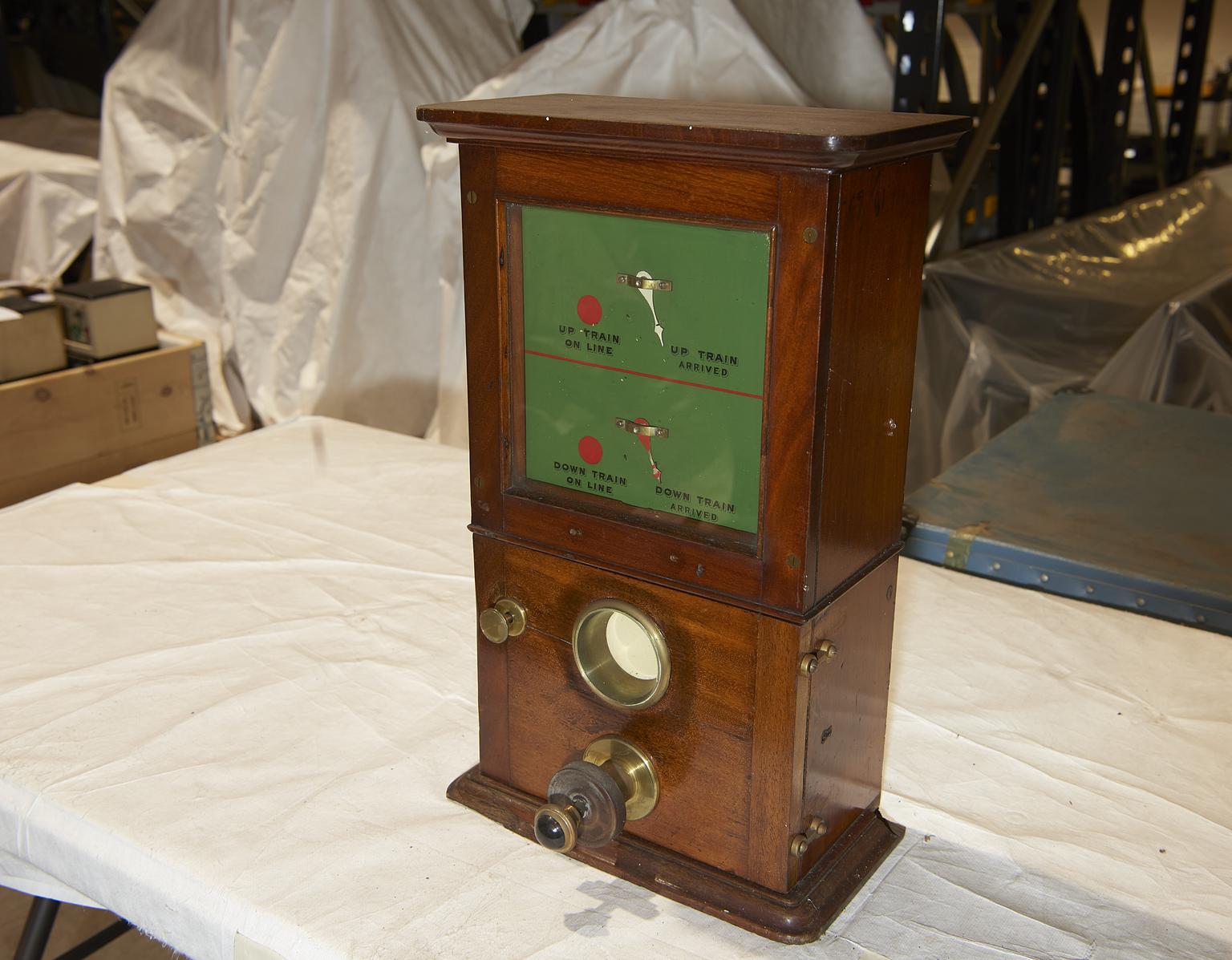 Telegraph Block Instrument; Tyers Patent; 2-position type | Science ...