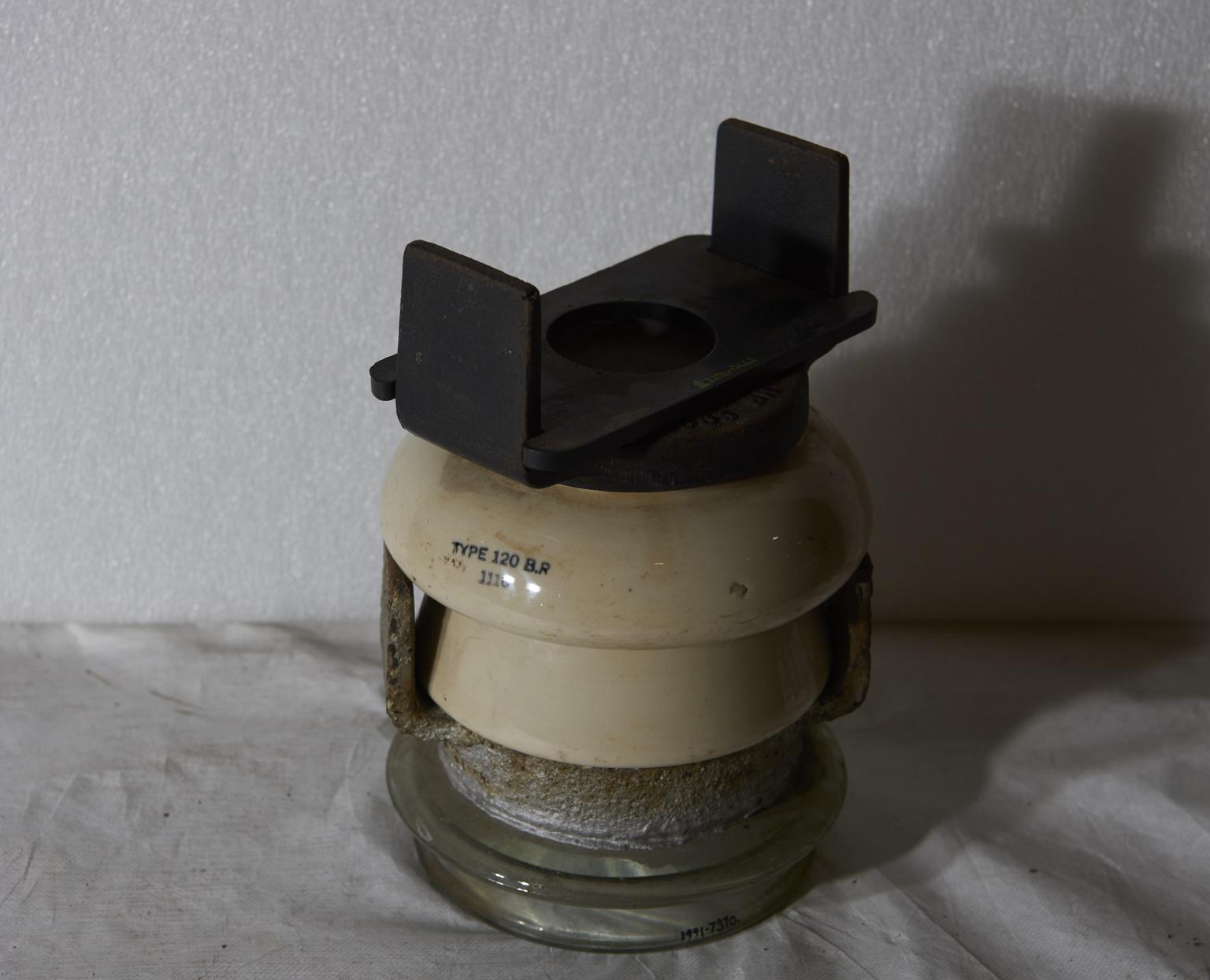 Seven different types of ceramic 3rd rail insulators | Science Museum ...