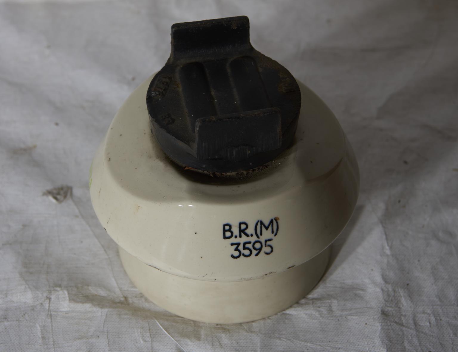 Seven different types of ceramic 3rd rail insulators | Science Museum ...