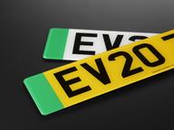 Prototype ‘green number plate’ for zero-emission vehicles, 2020 ...
