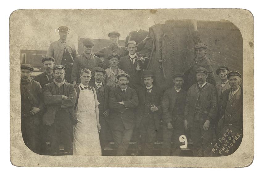 Postcards collected by Robert Bunner showing railway acccidents ...