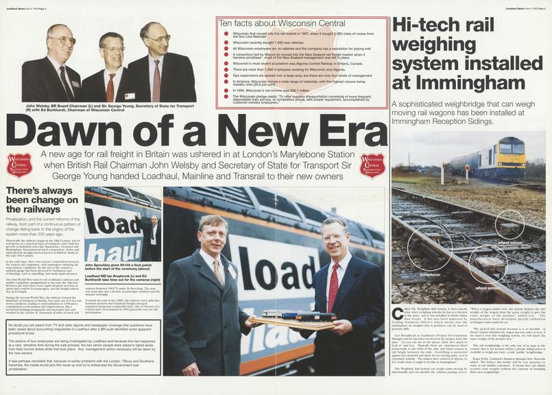 Papers of Ian Braybrook relating to BR Freight privatisation | Science ...