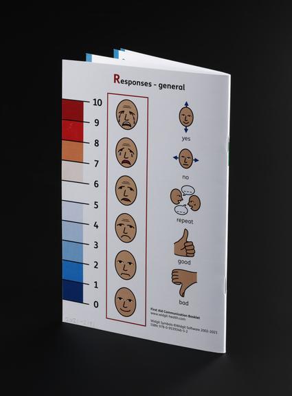 Widgit First Aid Communication book | Science Museum Group Collection