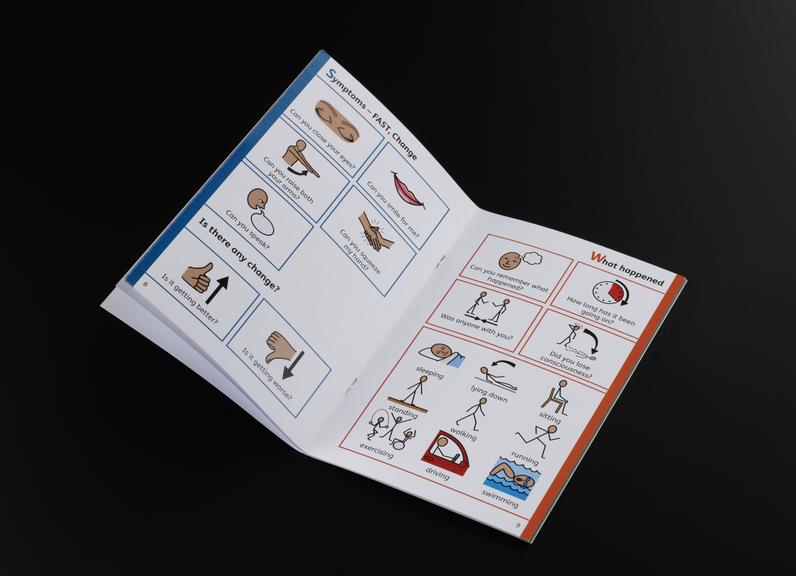 Widgit First Aid Communication book | Science Museum Group Collection