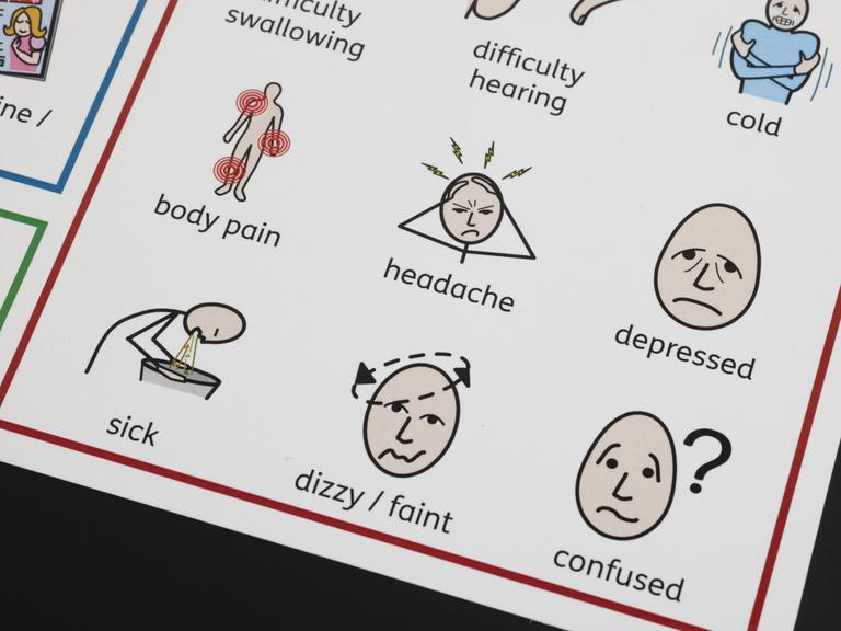 Widgit Patient Communication Sheet | Science Museum Group Collection