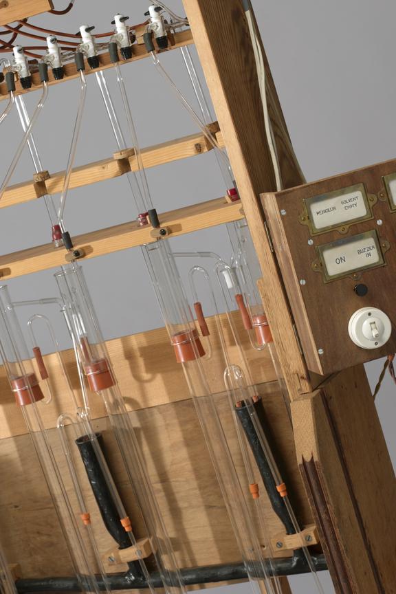 Replica apparatus for the extraction and purification of penicillin ...