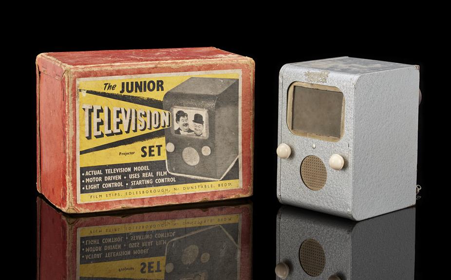 The Junior Television Set toy television receiver (film projector ...