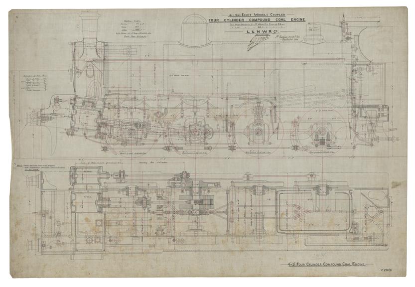 Crewe Locomotive Works Drawings | Science Museum Group Collection