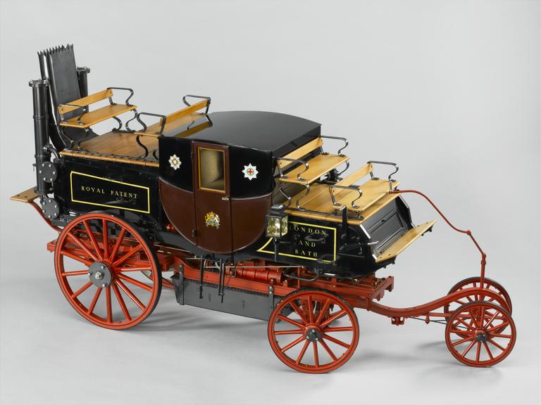 Working scale model of the 1827 Goldsworthy Gurney steam coach ...