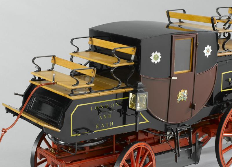 Working scale model of the 1827 Goldsworthy Gurney steam coach ...