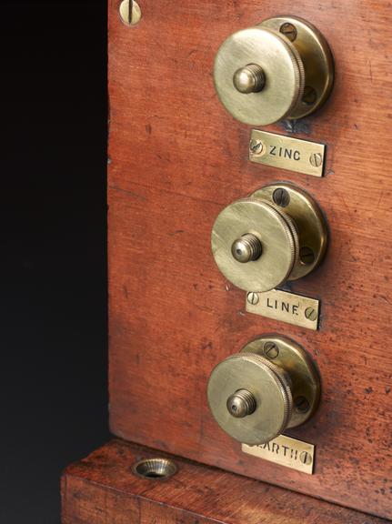 Clark's block signalling telegraph instrument, 1854 | Science Museum ...