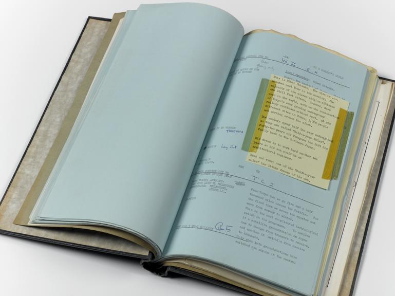 Technical script for 'Our World' television broadcast | Science Museum ...