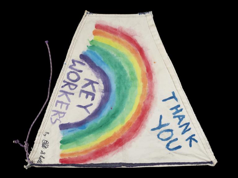 Thank you key workers flag | Science Museum Group Collection
