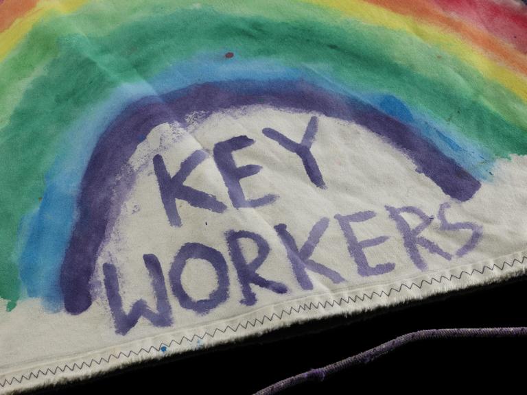 Thank you key workers flag | Science Museum Group Collection