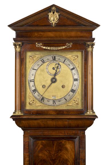 Longcase clock by John Fromanteel, originally fitted with a cross-beat ...