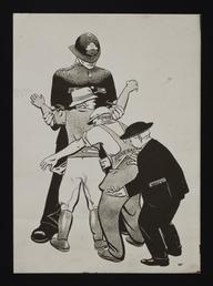 Daily Herald Illustration: Tithe War | Science Museum Group Collection