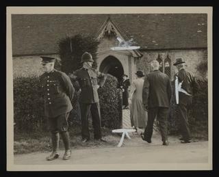 A photographic print of Industry, Agriculture, Tithe War ...