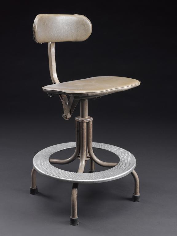 Telephone operator's chair, 1930-1960 | Science Museum Group Collection