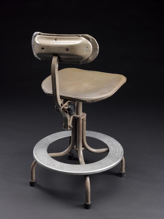 Telephone operator's chair, 1930-1960 | Science Museum Group Collection