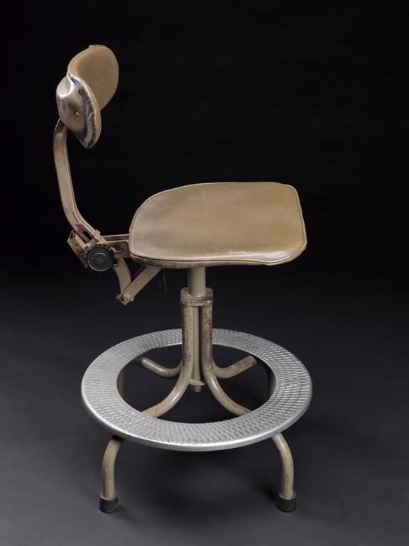 Telephone operator's chair, 1930-1960 | Science Museum Group Collection