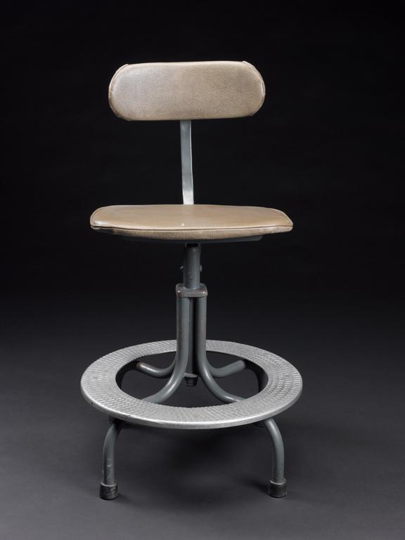 Telephone operator's chair, 1930-1960 | Science Museum Group Collection